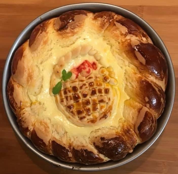 Pasca in aluat de cozonac cu branza de vaci la Thermomix! - Doza de ...